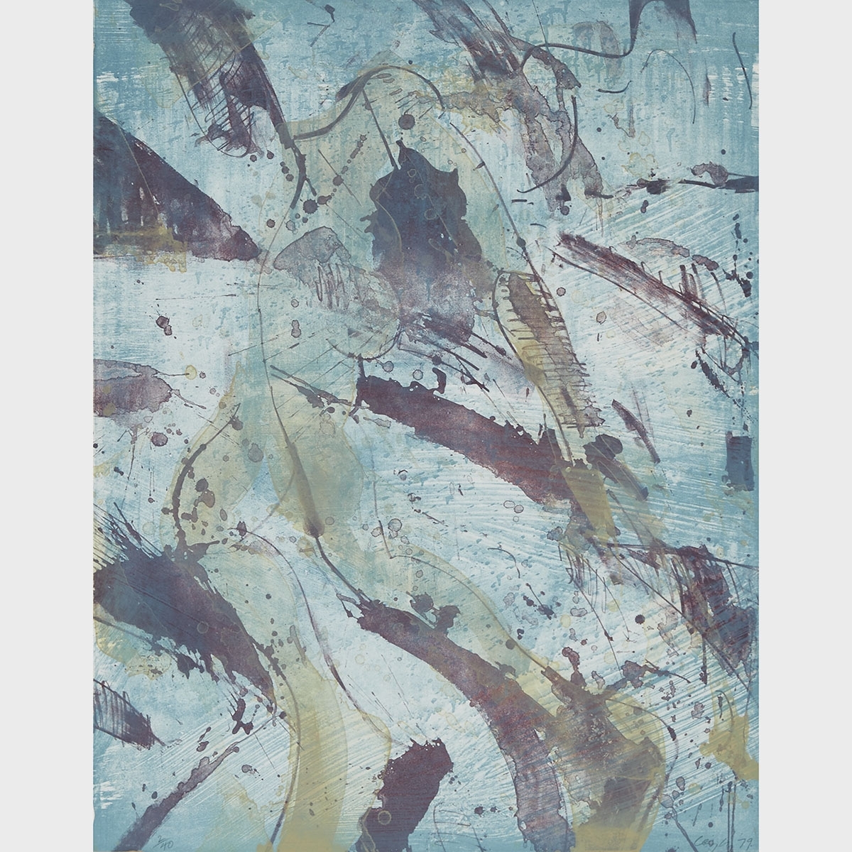 John Graham Coughtry | RECLINING FIGURE MOVING #2 (1979) | MutualArt