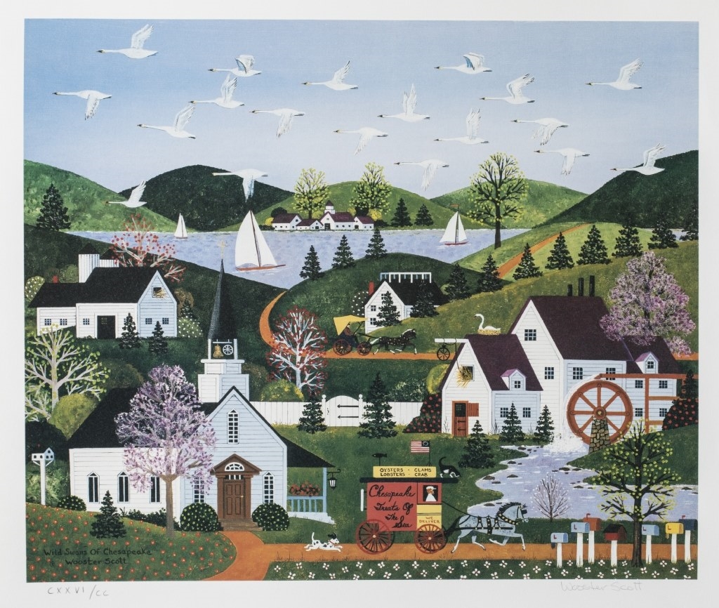 Jane Wooster Scott | Wild Swans of the Chesapeake | MutualArt