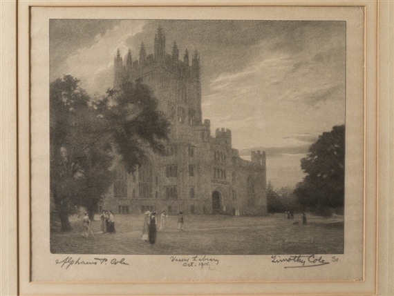Timothy Cole | Vassar Library (1915) | MutualArt