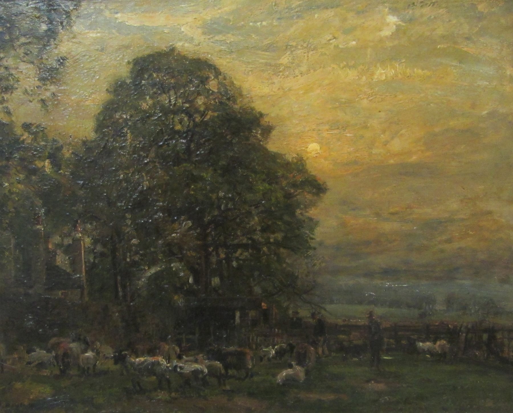 Herbert Royle | Checking the Sheep | MutualArt