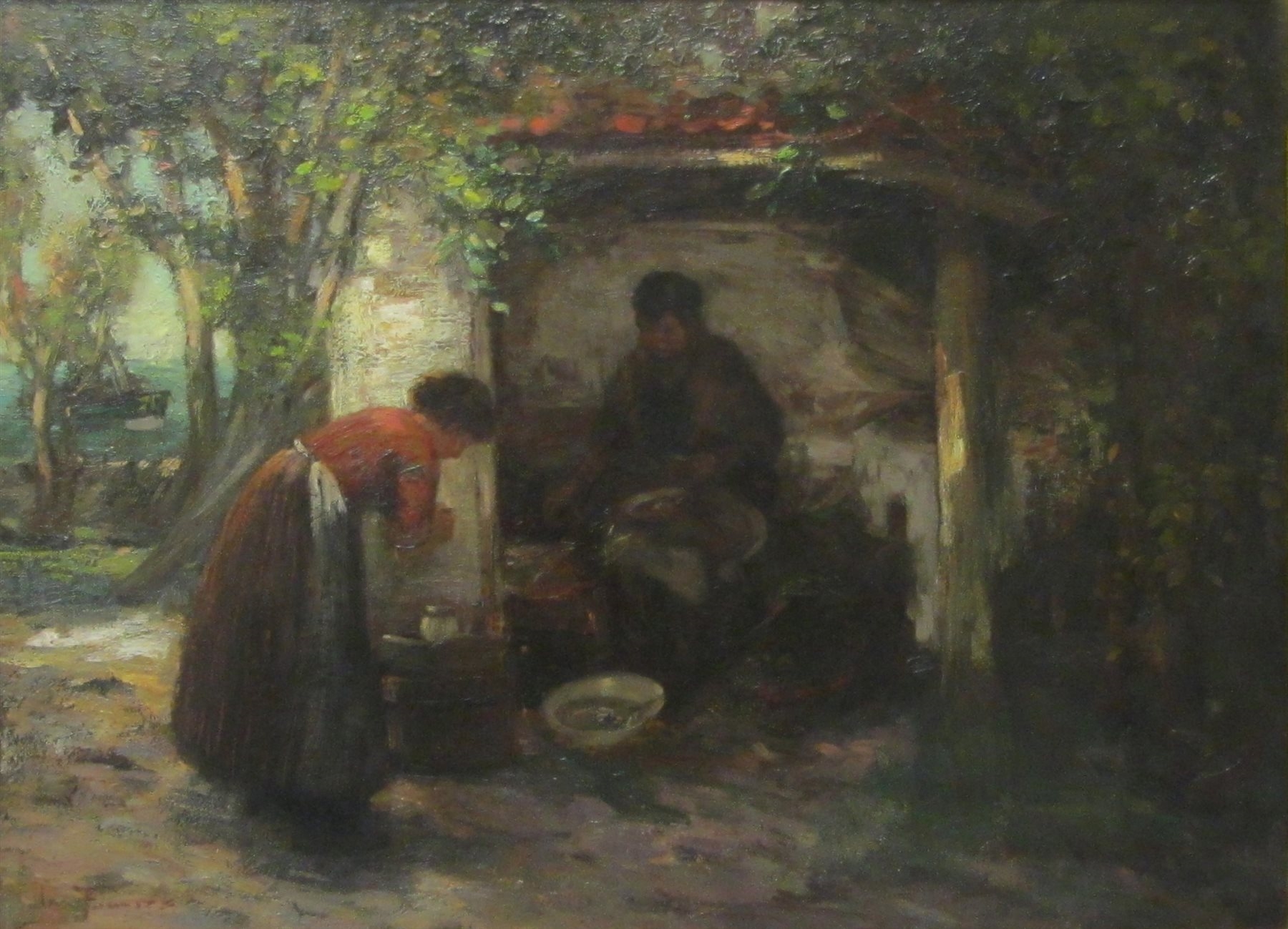 James Faulds | cottish Fisher Girls by the Coast | MutualArt