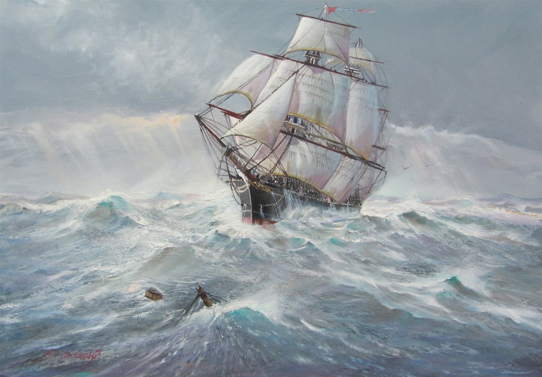 Michael James Whitehand | Clipper at Sea | MutualArt