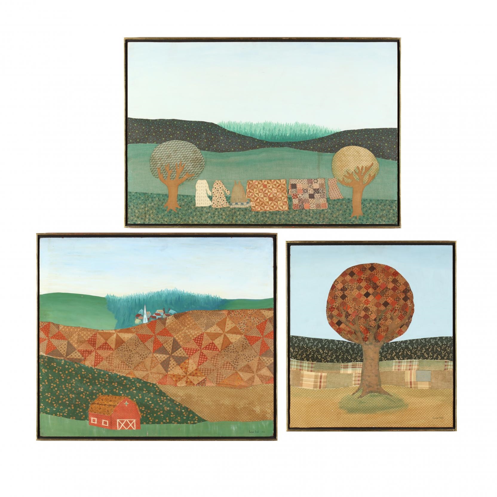 Susan Kemner Reed | 3 works, Collage Paintings | MutualArt