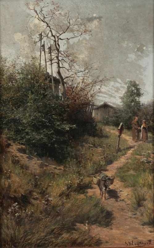 Georg Engelhardt | Wanderpfad in den Alpen | MutualArt
