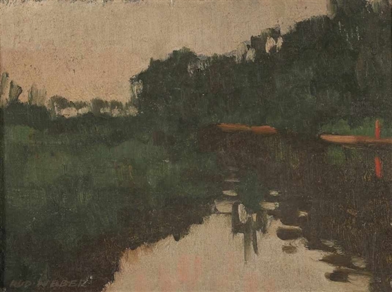 Rudolf Weber | Flusslandschaften | MutualArt
