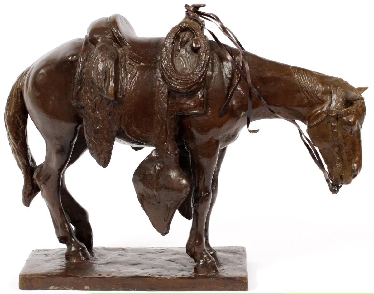 Mahonri Mackintosh‏ Young | Horse with Reins and Saddle | MutualArt