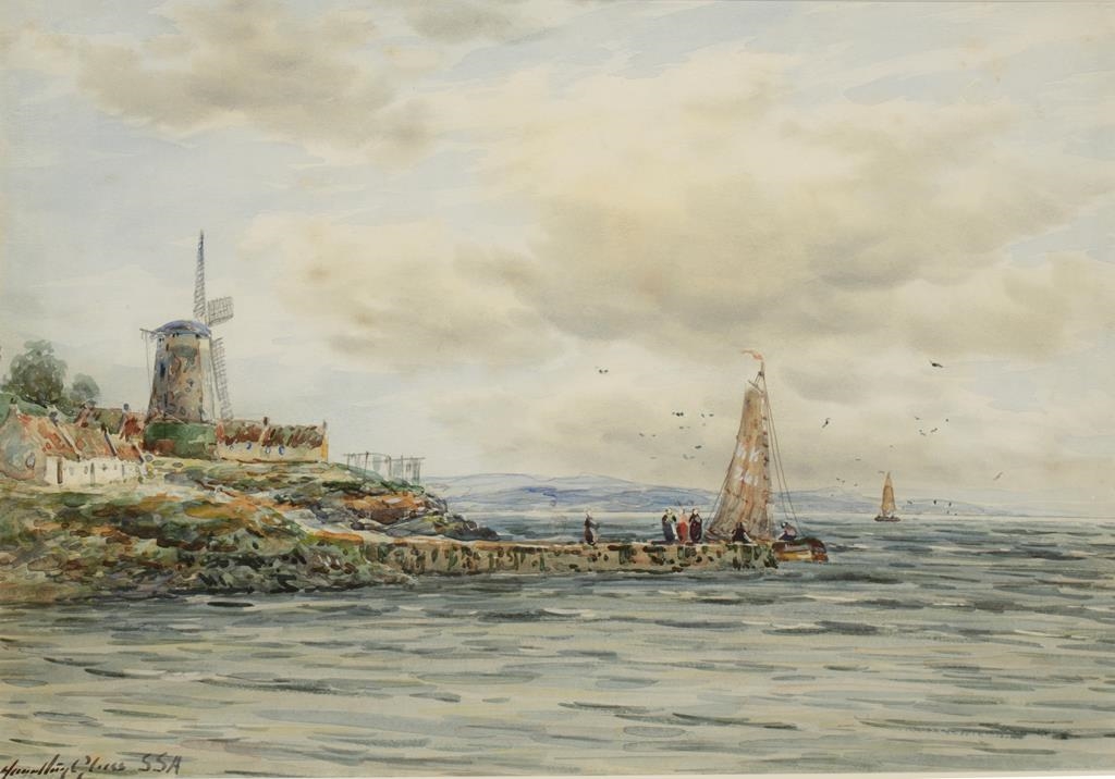 John Hamilton Glass | On the Dutch coast | MutualArt