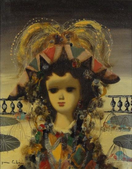 Jean Calogero | Portrait of a Young Girl | MutualArt