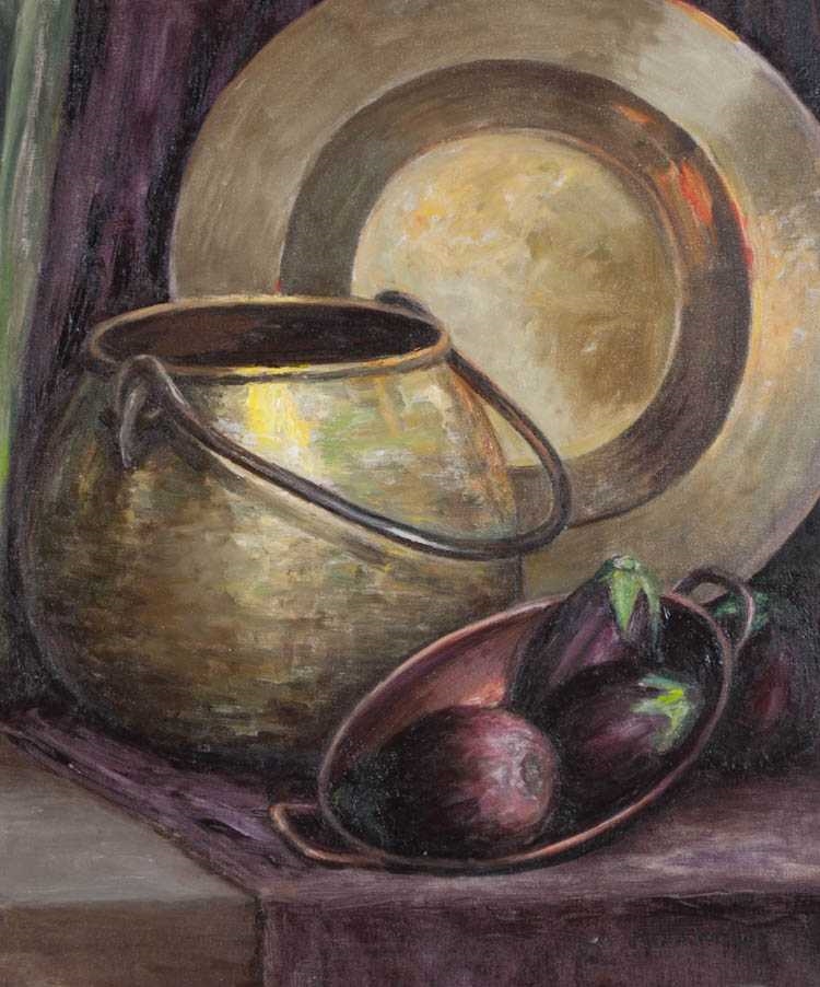 Myra Albert Wiggins | Metals with Glass and Porcelain (1915) | MutualArt