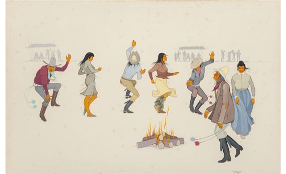 Jerome Tiger | Stomp Dance (1966) | MutualArt