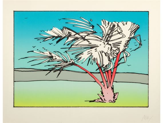 Peter Max | Palm Tree (Circa 1974) | MutualArt