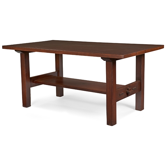 Gustav Stickley | Trestle Table (1911) | MutualArt