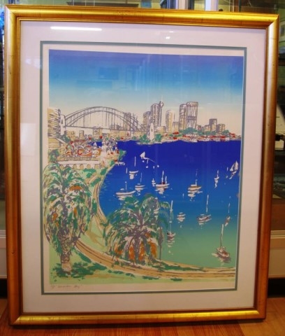 Wendy Merrington | Lavender Bay screen | MutualArt