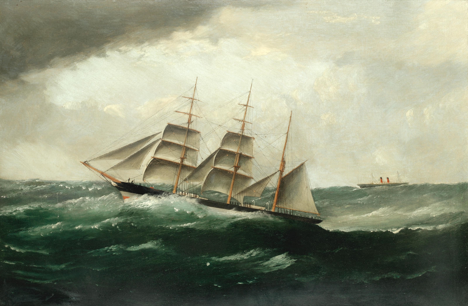 William Howard Yorke | The iron barque Oakhurst (1894) | MutualArt