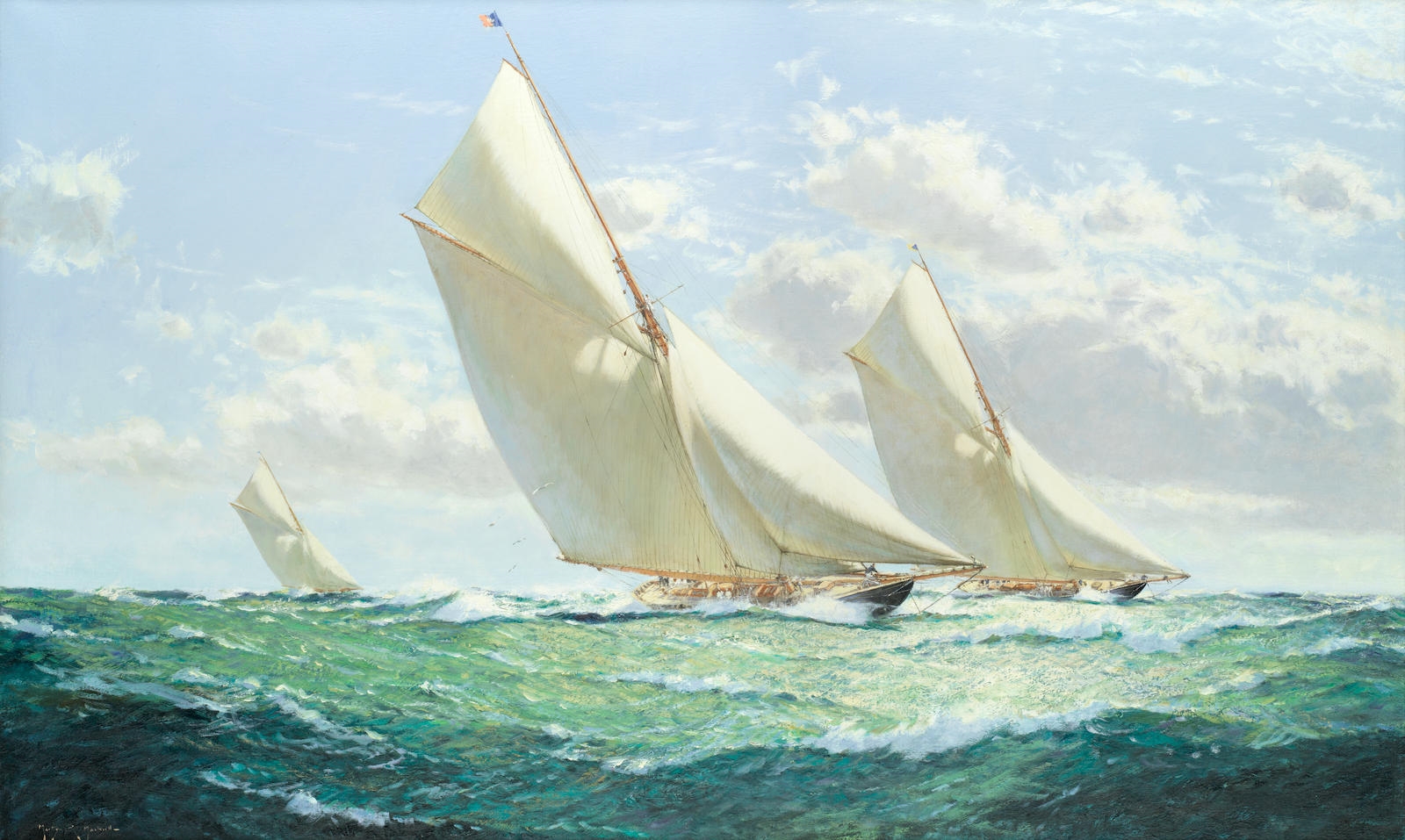 Martyn Mackrill | Two giants neck & neck | MutualArt