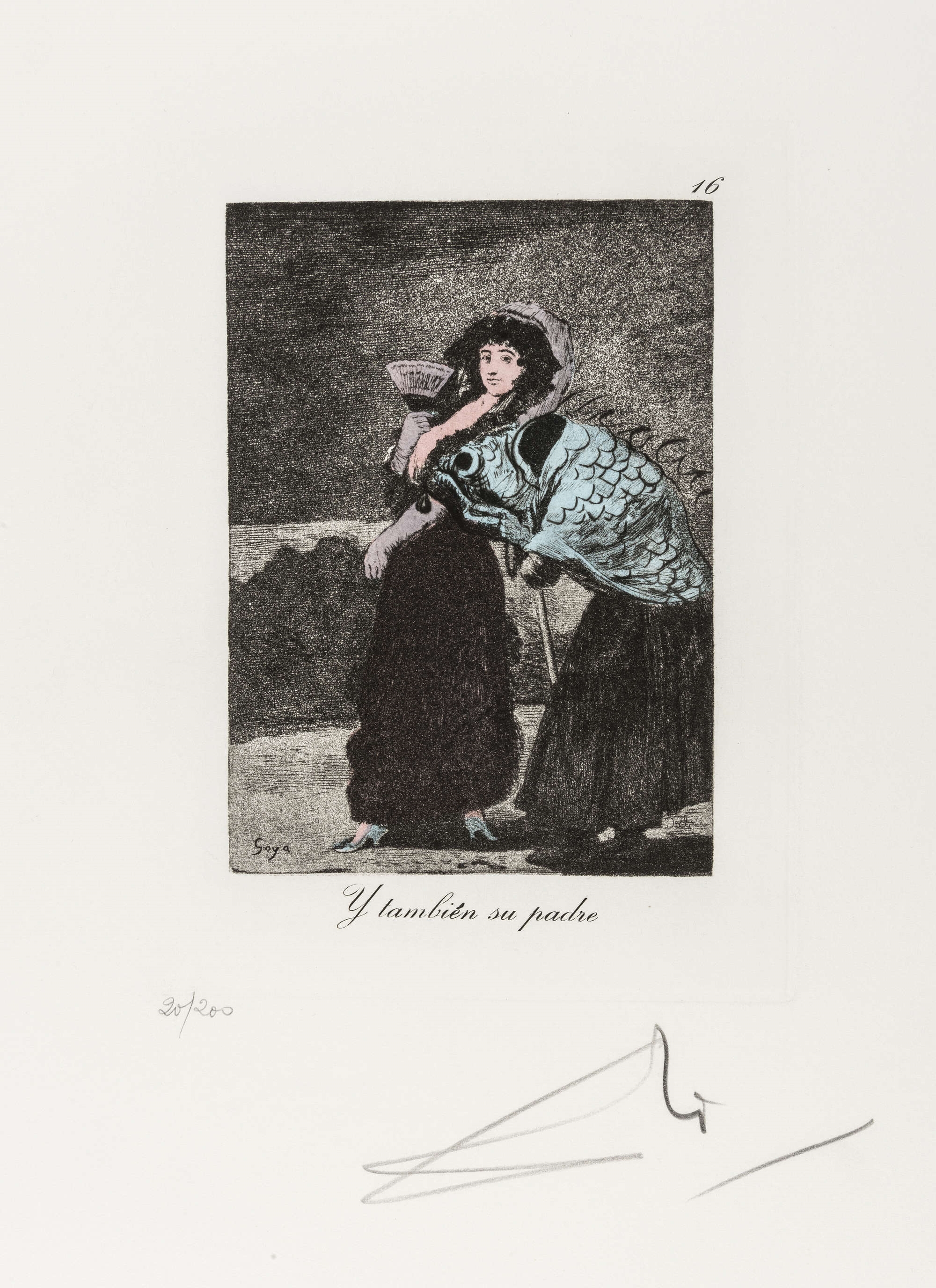Dalí Salvador | Plate 16 (From les Caprice de Goya de Dalí) (1977 ...