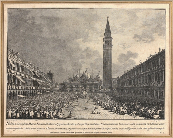 Bernardo Bellotto - VENICE, PIAZZA SAN MARCO...