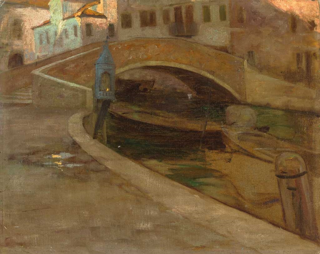 Volz Wilhelm | Kanalansicht in Venedig | MutualArt