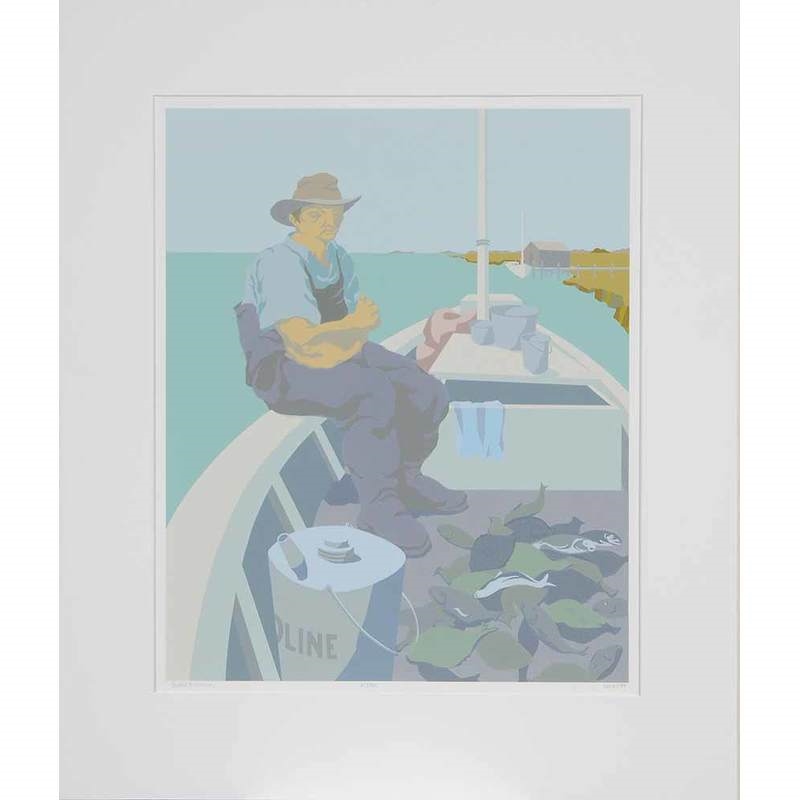 Claude Flynn Howell | Seated Fisherman (1989) | MutualArt