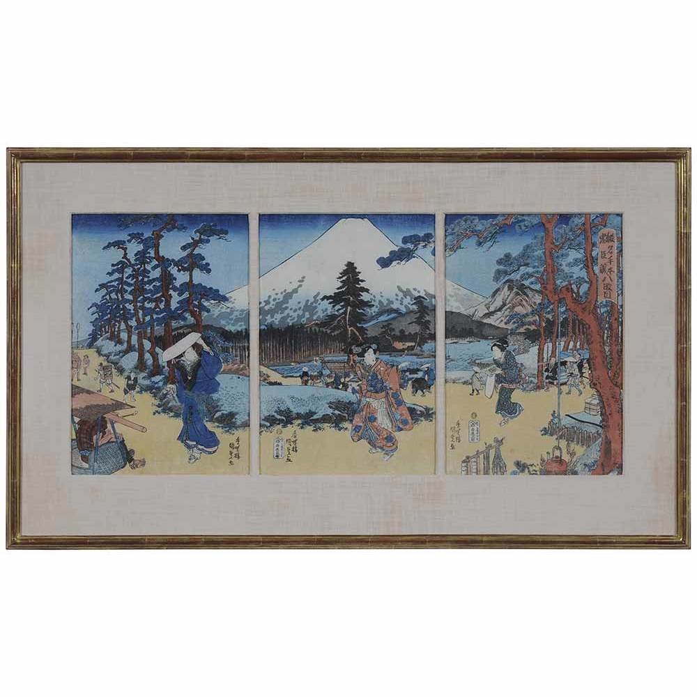 Utagawa Kunisada | Depicts the 8th scene of the play Kanadehon ...