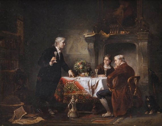 Seitz Anton | Der Toast | MutualArt