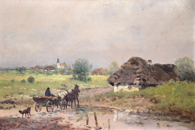 Adam Setkowicz | Heimkehr des Bauern | MutualArt