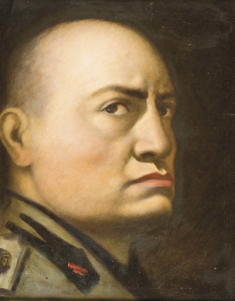 Italian School, 20th Century | Ritratto di Benito Mussolini | MutualArt