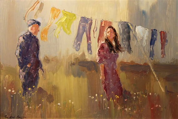 Robert Taylor Carson | WASH DAY IN THE ROSSES (1982) | MutualArt