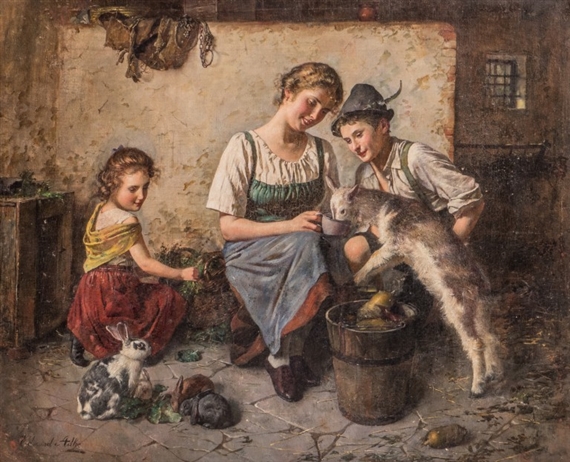 Edmund Adler | dear little sweethearts | MutualArt