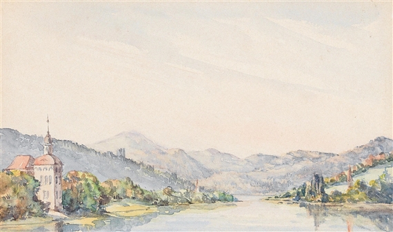 Edward Theodore Compton | Somewhere (1910) | MutualArt