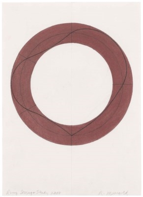 Robert Mangold | Ring Image Study (2008) | MutualArt