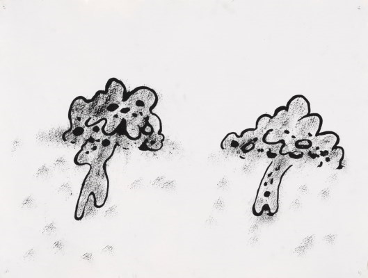 Mike Kelley | GARBAGE DRAWING NO. 42 (1988) | MutualArt