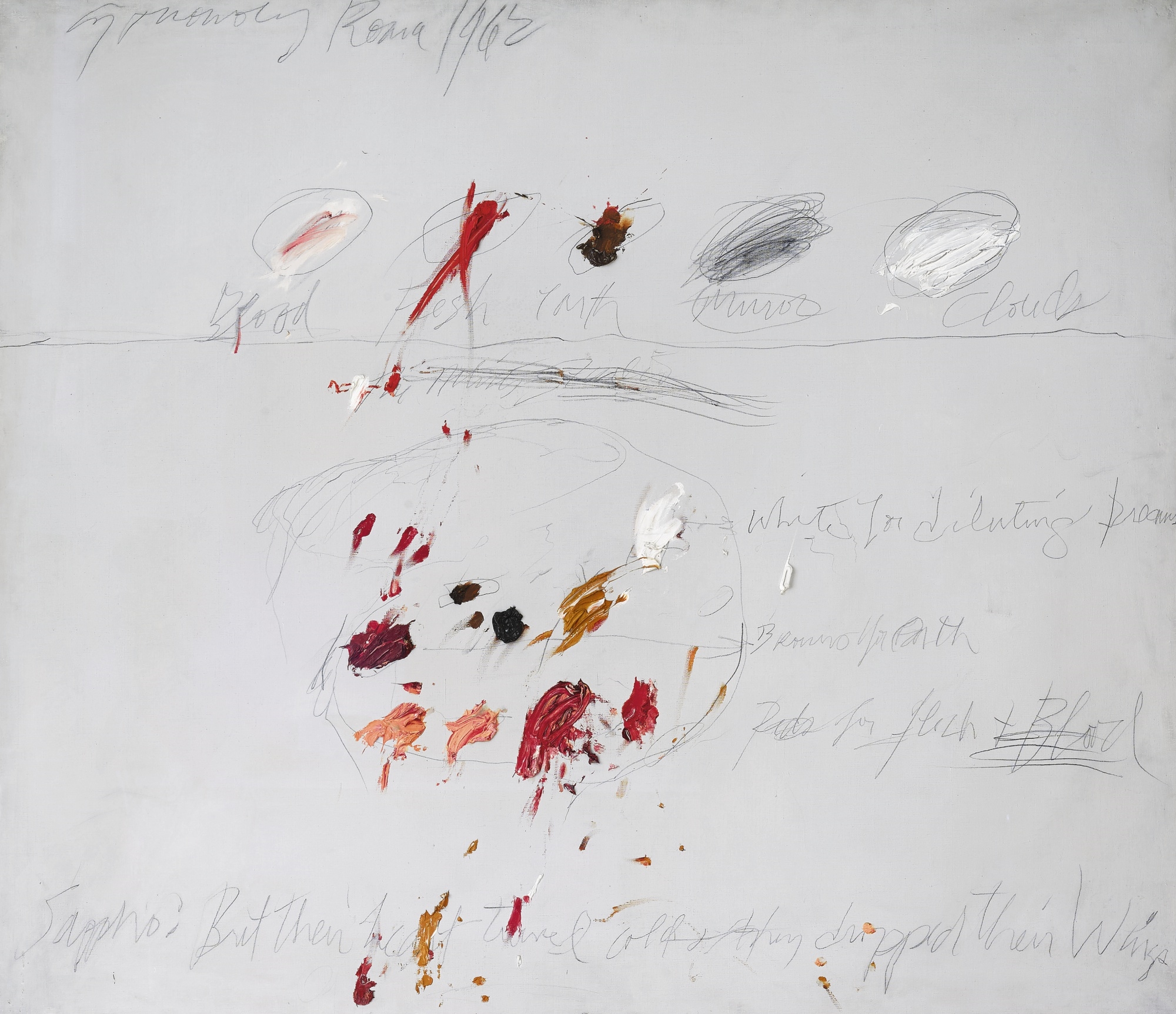 Cy Twombly | Untitled (1962) | MutualArt