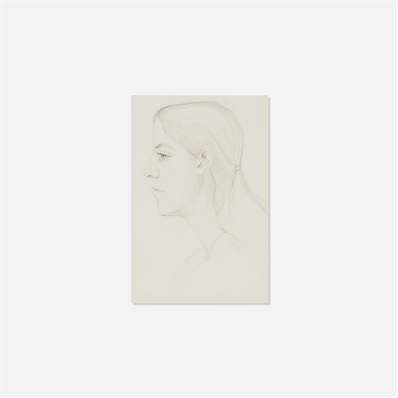 Alex Katz | Portrait of Deborah (1972) | MutualArt