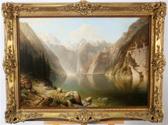 Daniel Somogyi | Königssee mit Watzmann (1888) | MutualArt