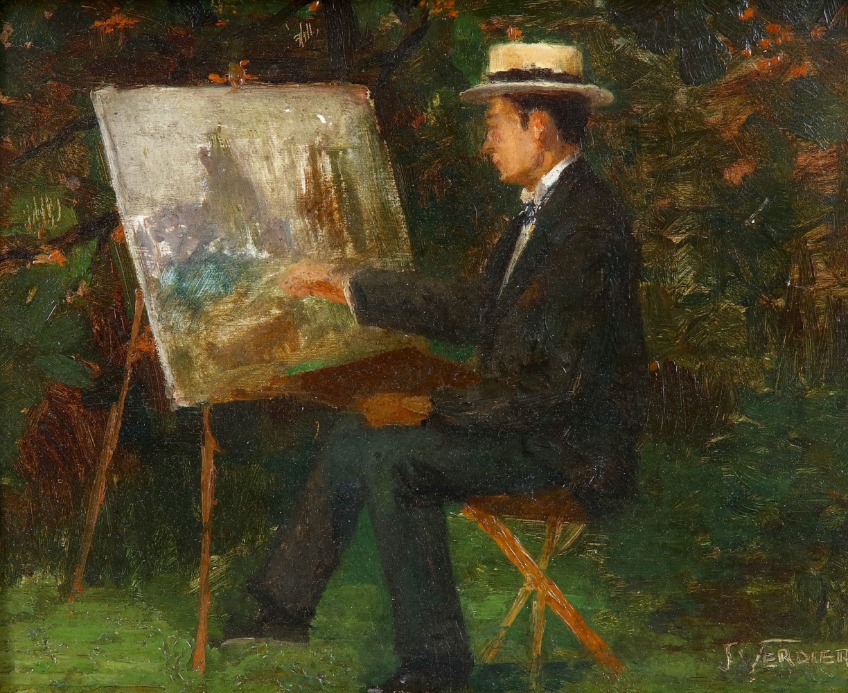 Jean Verdier | Artist painting en plein air | MutualArt