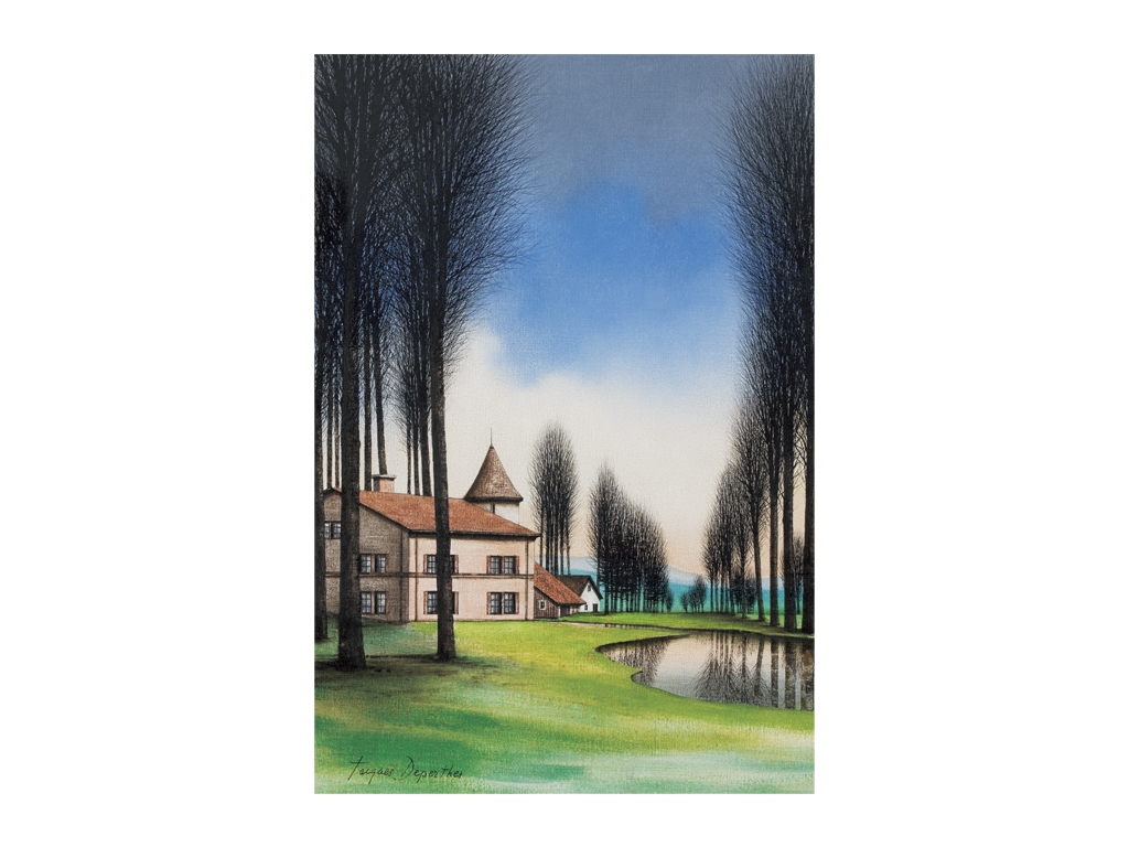 Jacques Deperthes | Le Chateau au Bord du Lac (1986) | MutualArt