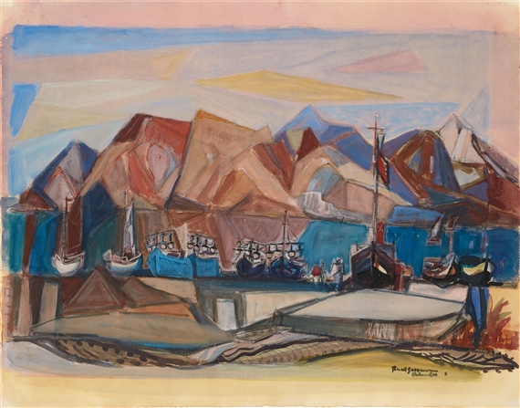 Richard Gessner | Hafen von Benidorm | MutualArt