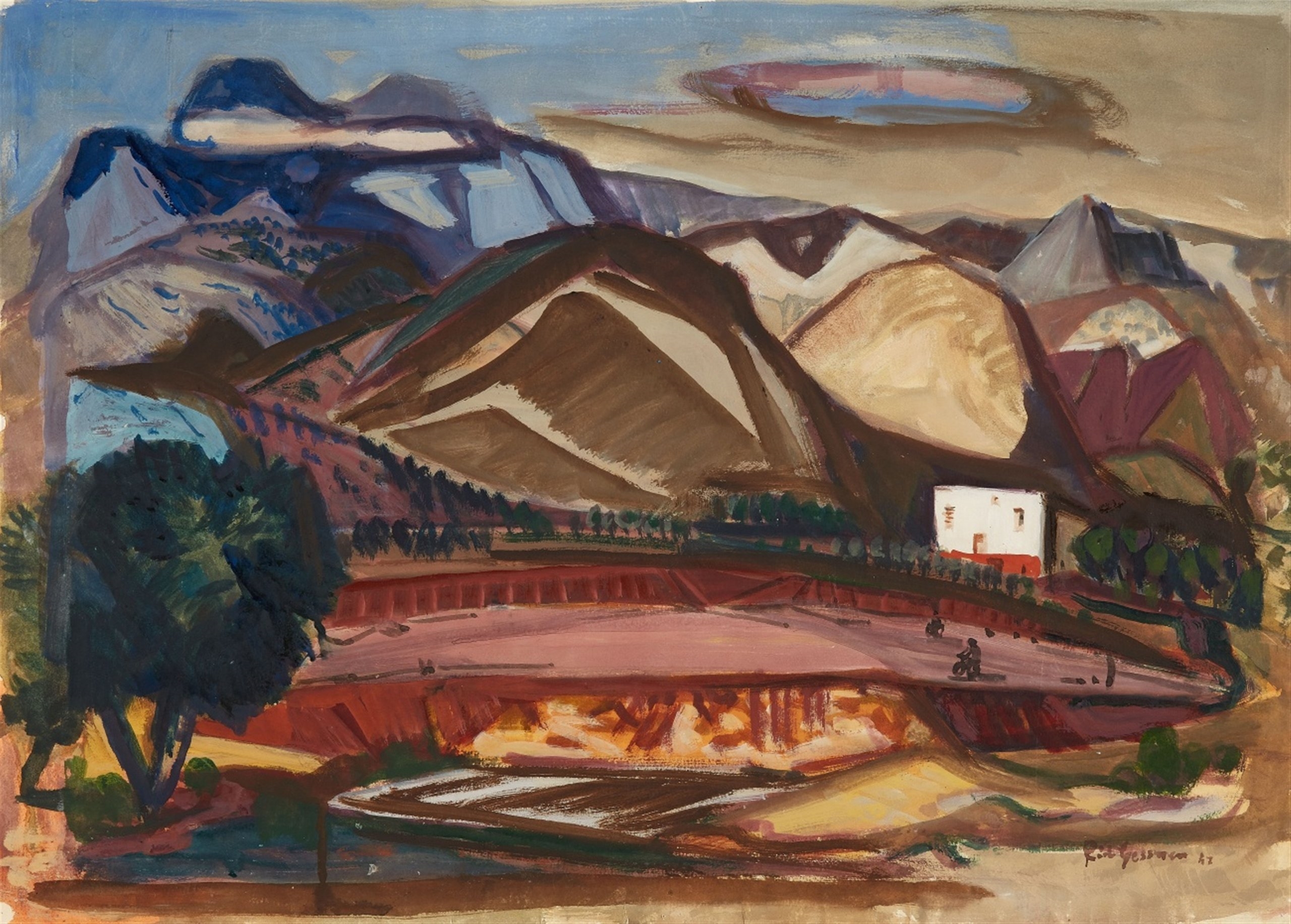 Richard Gessner | Hafen von Benidorm | MutualArt