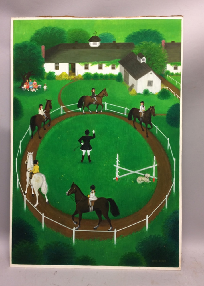 Edna Eicke | The Riding Lesson | MutualArt