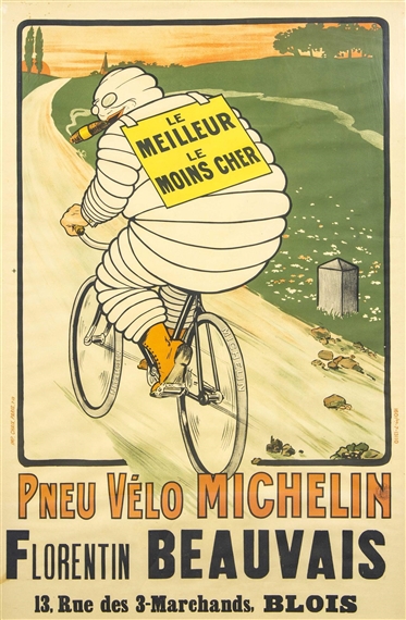 Marius Rossillon | pneu vélo michelin (Circa 1913) | MutualArt