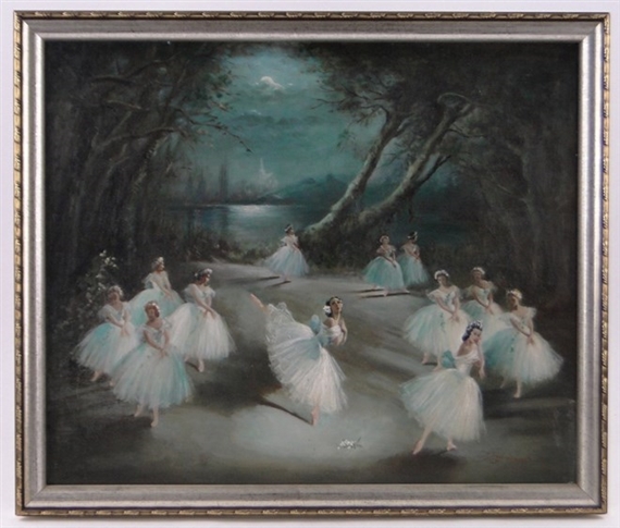 Carlotta Edwards | ballet scene (1953) | MutualArt