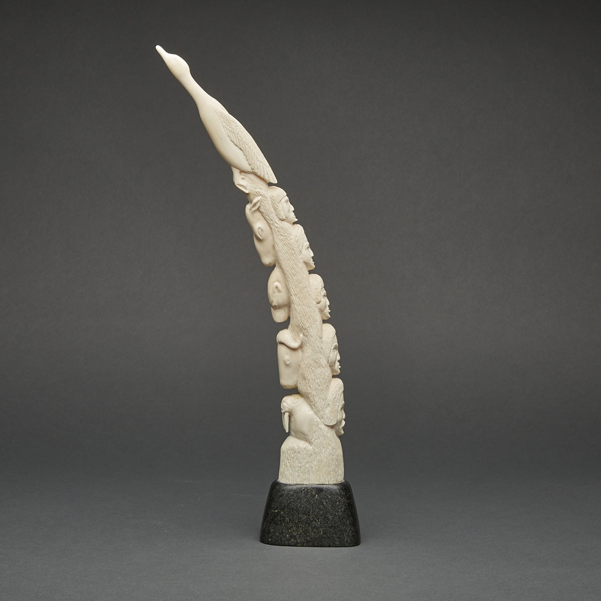 Pierre Karlik | E3-145, RANKIN INLET / KANGIQLINIQ RELIEF CARVED FACES ...