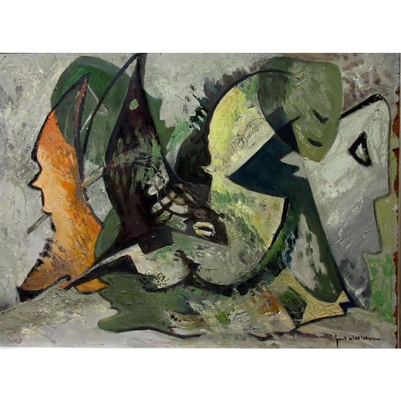 Janet Middleton | Untitled - Horse and Rider on the Glacier | MutualArt