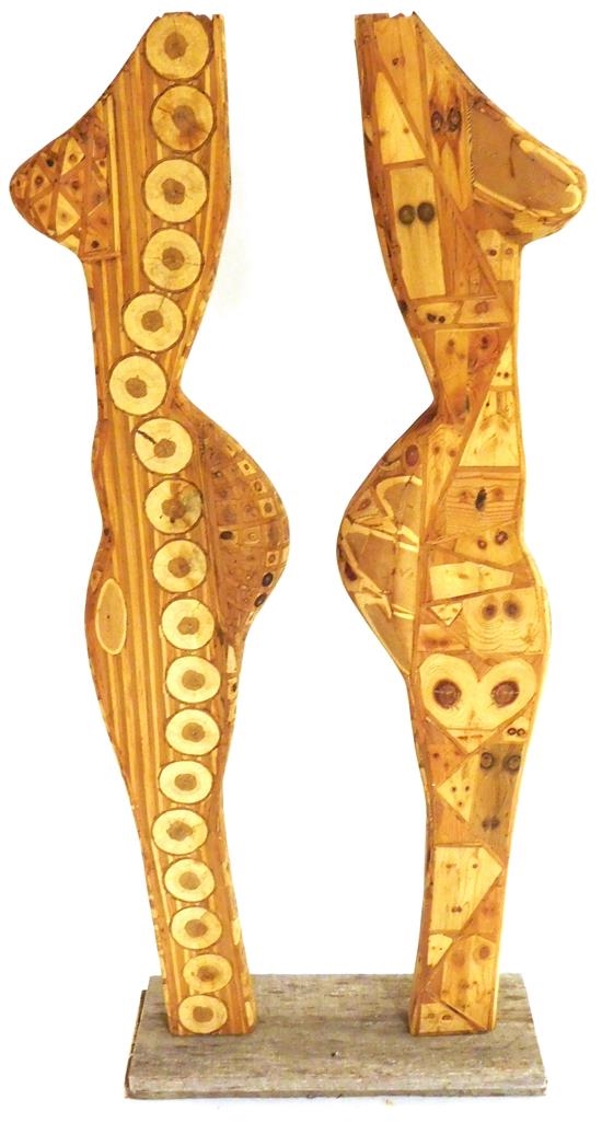 Alfred Richard | two cross sections of female bodies, missing heads ...