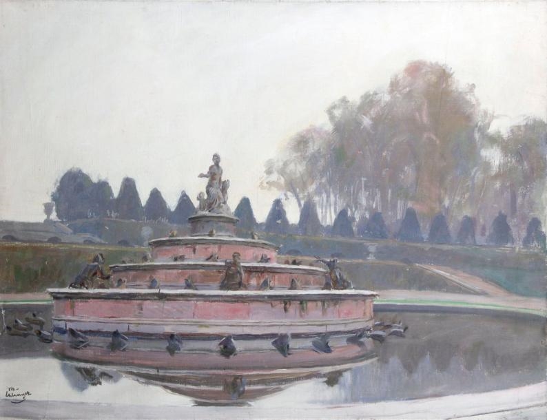Maurice Ehlinger | VERSAILLES, FONTAINE DANS LE PARC | MutualArt