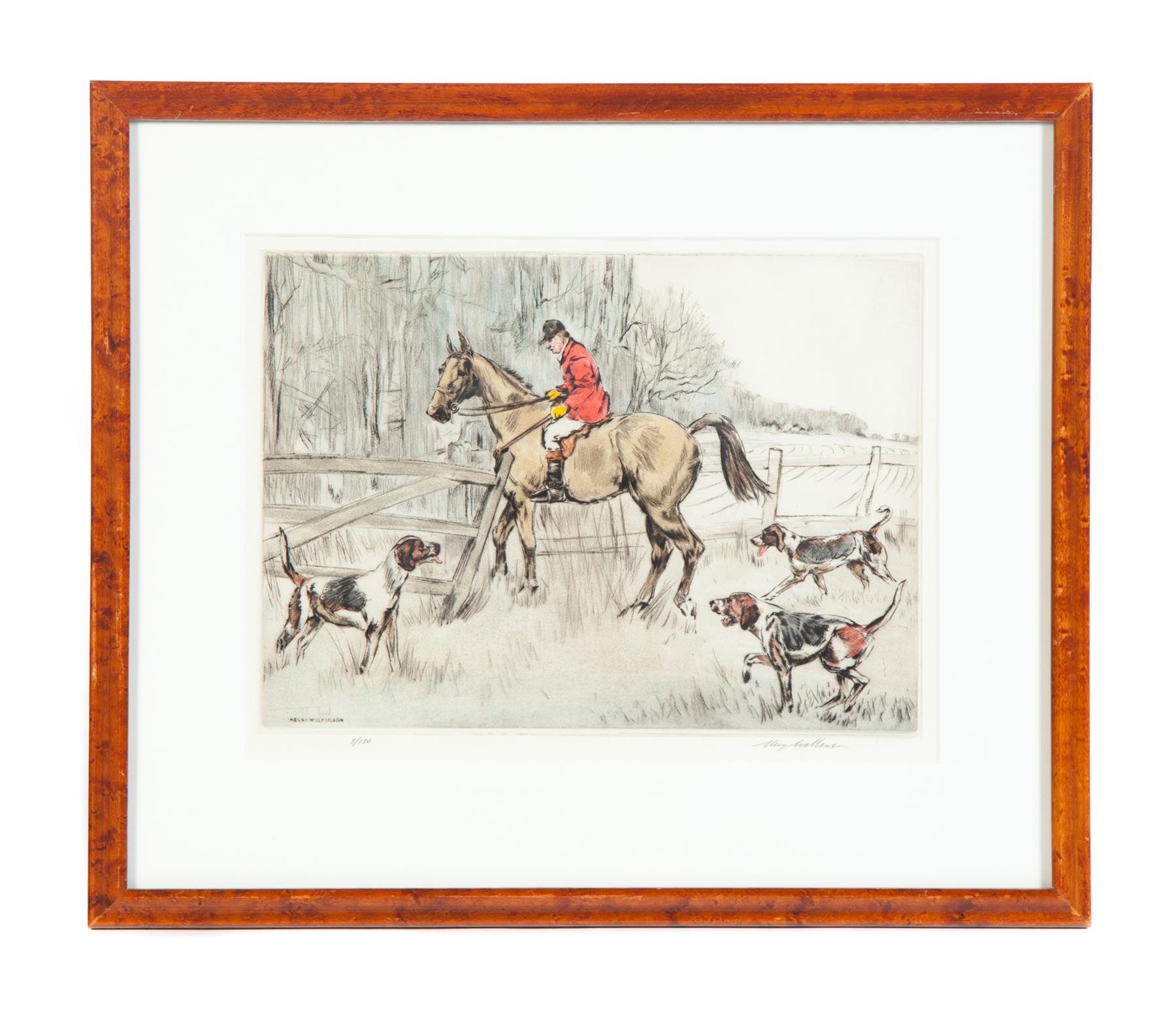 Henry Wilkinson | Huntsman and dogs | MutualArt