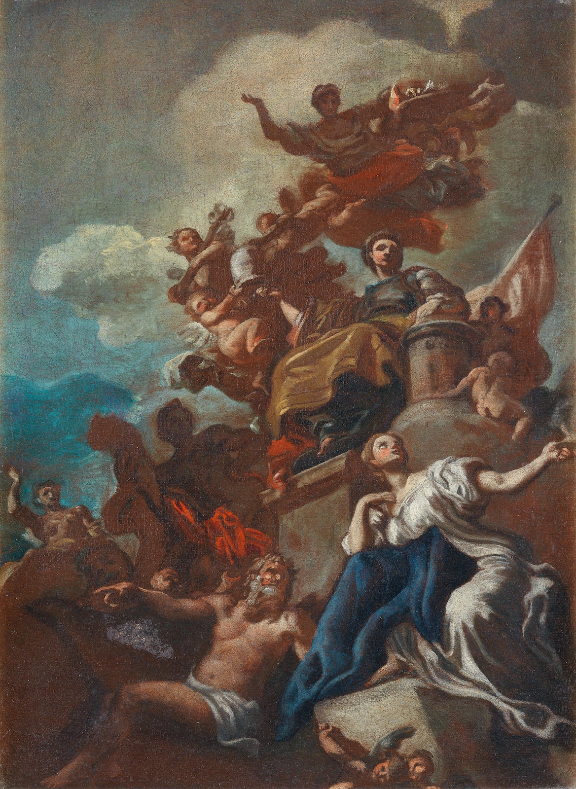 Francesco Solimena | An Allegory of the Four Parts of the World | MutualArt