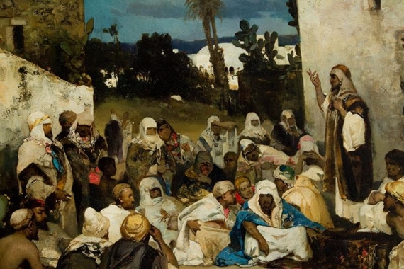 Wilhelm Kotarbiński | Christ Preaching at Capernaum | MutualArt