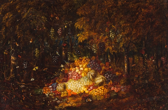 Thomas Whittle the Elder | Still Life with fruits and flowers | MutualArt